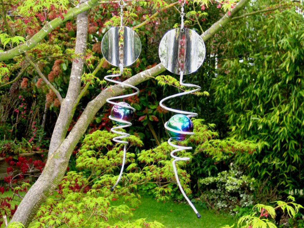 Rainbow Spiral Suncatchers Set of 2 - Leisure Gardening