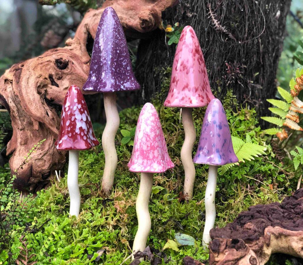 Timeless Toadstools - Spring Shades Set of 5 - Leisure Gardening