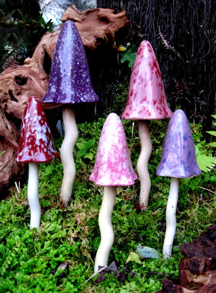 Timeless Toadstools - Spring Shades Set of 5 - Leisure Gardening
